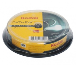 KODAK DVD+RW 4X 4.7GB 120 MINS 10S | Trinity Marketing Inc.